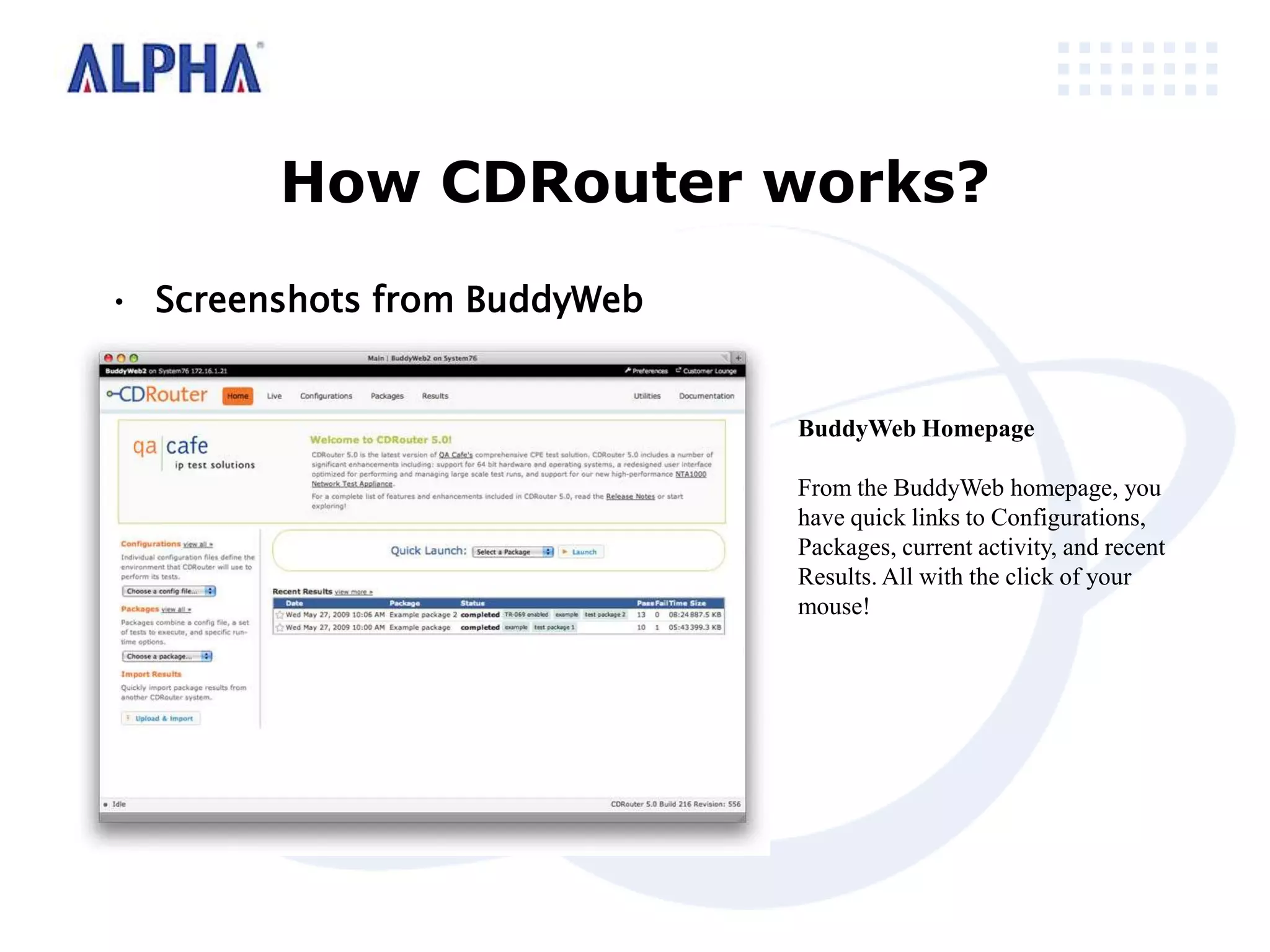 CDRouter Brief Introduction | PPTX