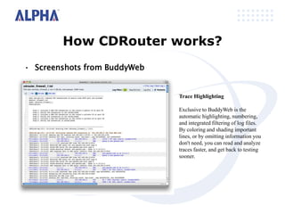 CDRouter Brief Introduction | PPTX