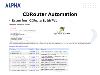CDRouter Brief Introduction | PPTX