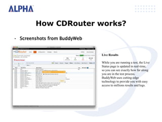 CDRouter Brief Introduction | PPTX