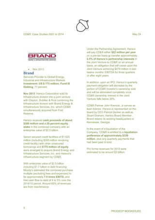 CD&R Portfolio 2001_14. Private Equity industry | PDF