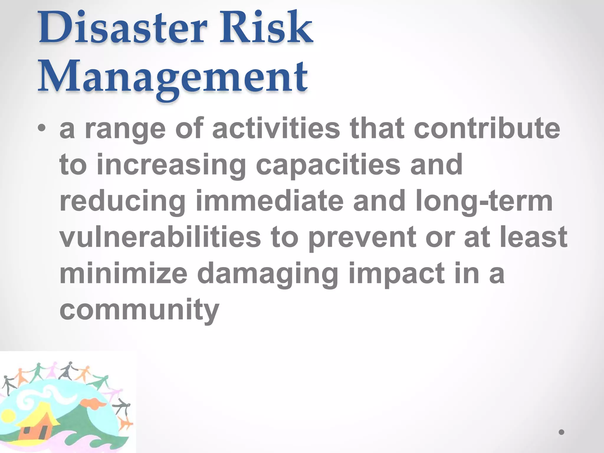 Disaster Risk Reduction Management | PPTX