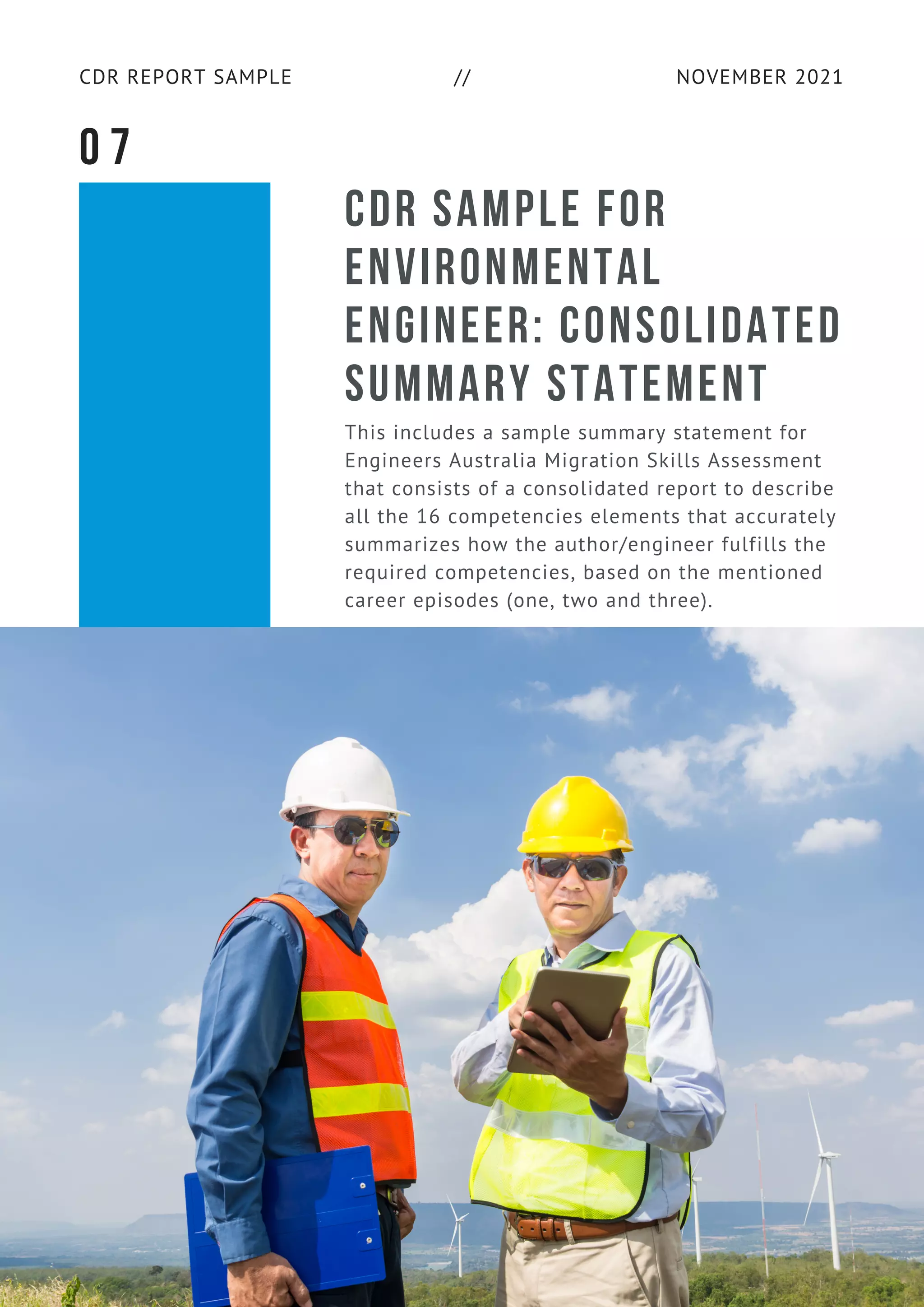 CDR sample for Environmental Engineers ANZSCO-233915 | PDF | Civil ...