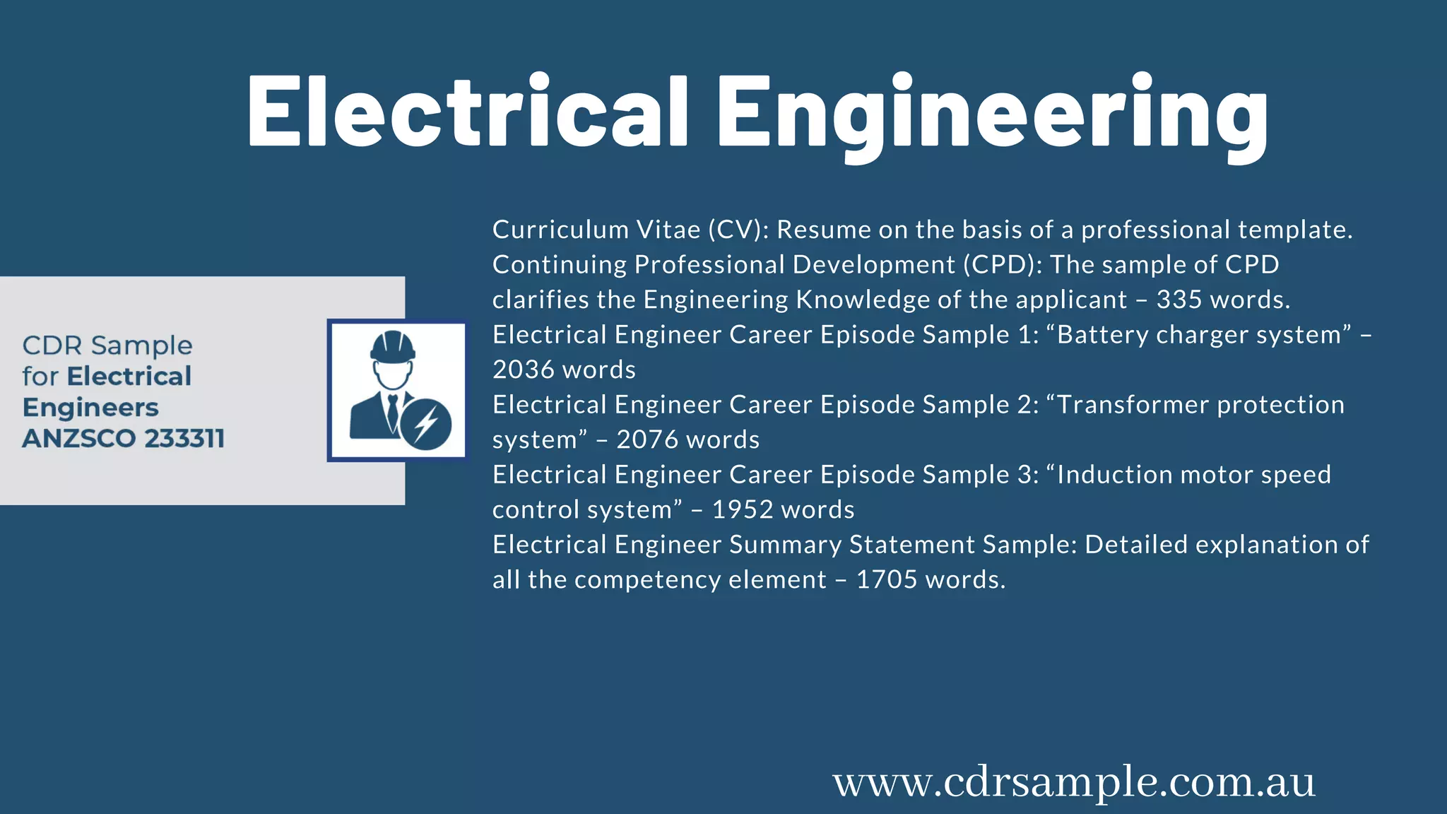 Cdr sample for Engineers | PDF