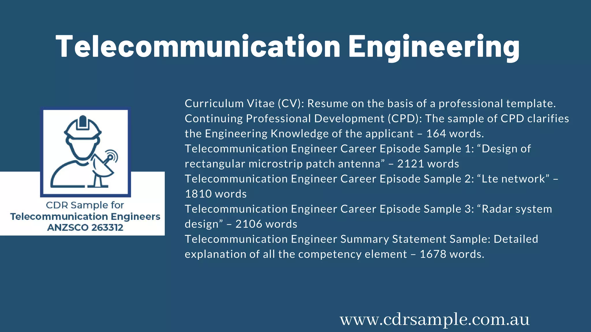 Cdr sample for Engineers | PDF