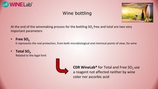 Presentation of CDR WineLab®, Wine Analysis System | PPT