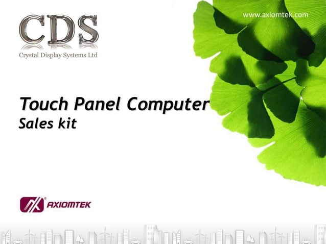 CDS Ax Touchscreen Panel PC Overview | PPT