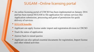Cdsco- a regulatory overview | PPTX