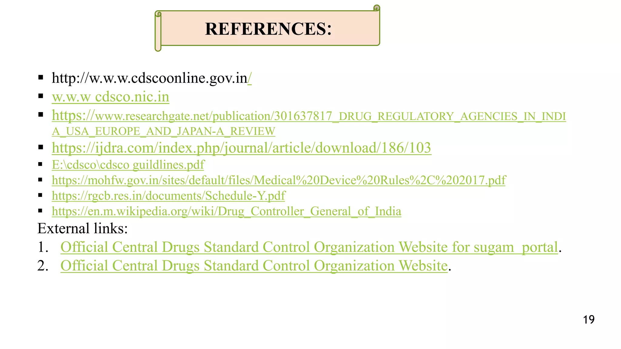 CDSCO- CENTRAL DRUG STANDARD CONTROL ORGANISATION | PPTX