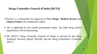 CDSCO- CENTRAL DRUG STANDARD CONTROL ORGANISATION | PPTX