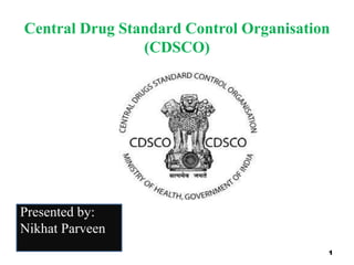 Cdsco ppt | PPTX