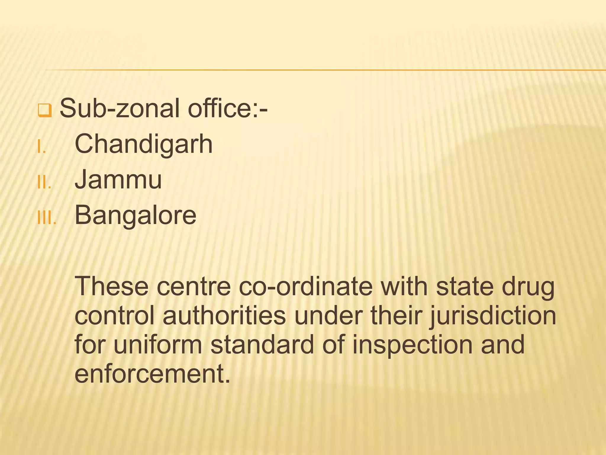 CENTRAL DRUG STANDARD CONTROL ORGANISATION (CDSCO) | PPTX