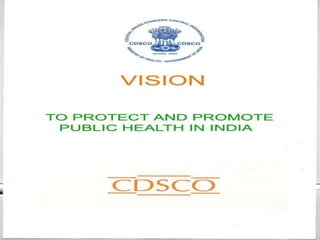 CENTRAL DRUG STANDARD CONTROL ORGANISATION (CDSCO) | PPTX
