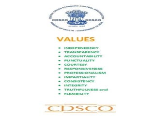 CENTRAL DRUG STANDARD CONTROL ORGANISATION (CDSCO) | PPTX