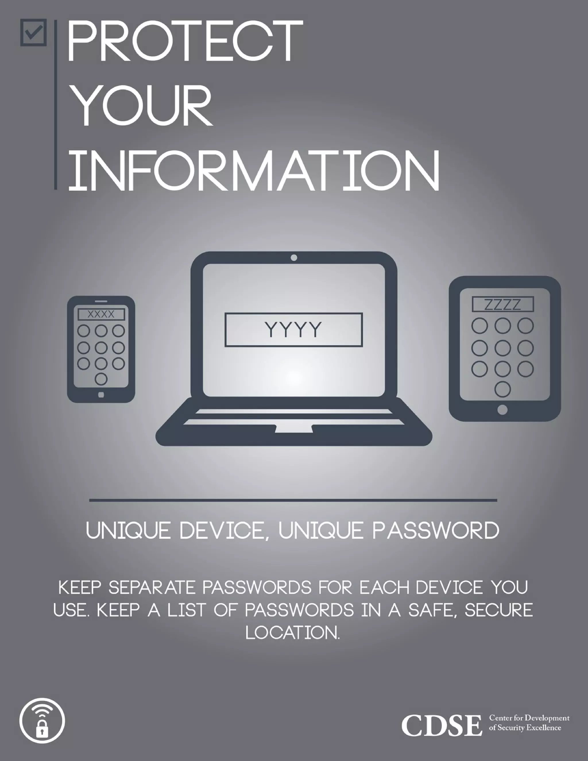 CDSE Cybsecurity Awareness Posters | PDF