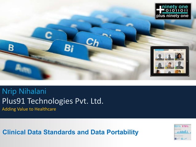 Clinical Data Standards and Data Portability | PPT