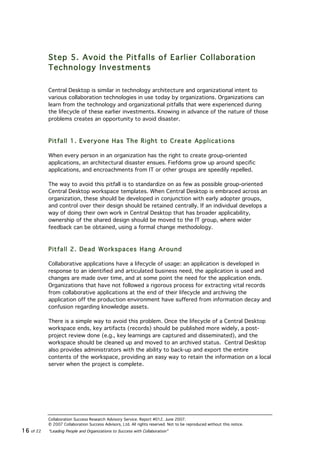 Six Steps to Collaboration Success | PDF | Desktop Publishing ...