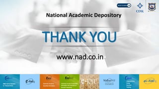 Cdsl c nad-training_module | PPT