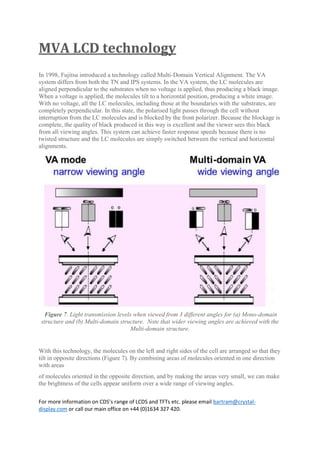 CDS Liquid Crystal Display Technologies Overview Whitepaper | PDF