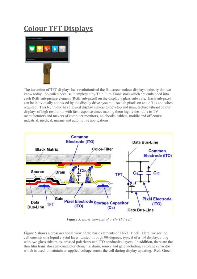 CDS Liquid Crystal Display Technologies Overview Whitepaper | PDF