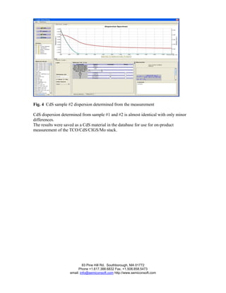 CdS layer: measurement of thickness and n&k | PDF