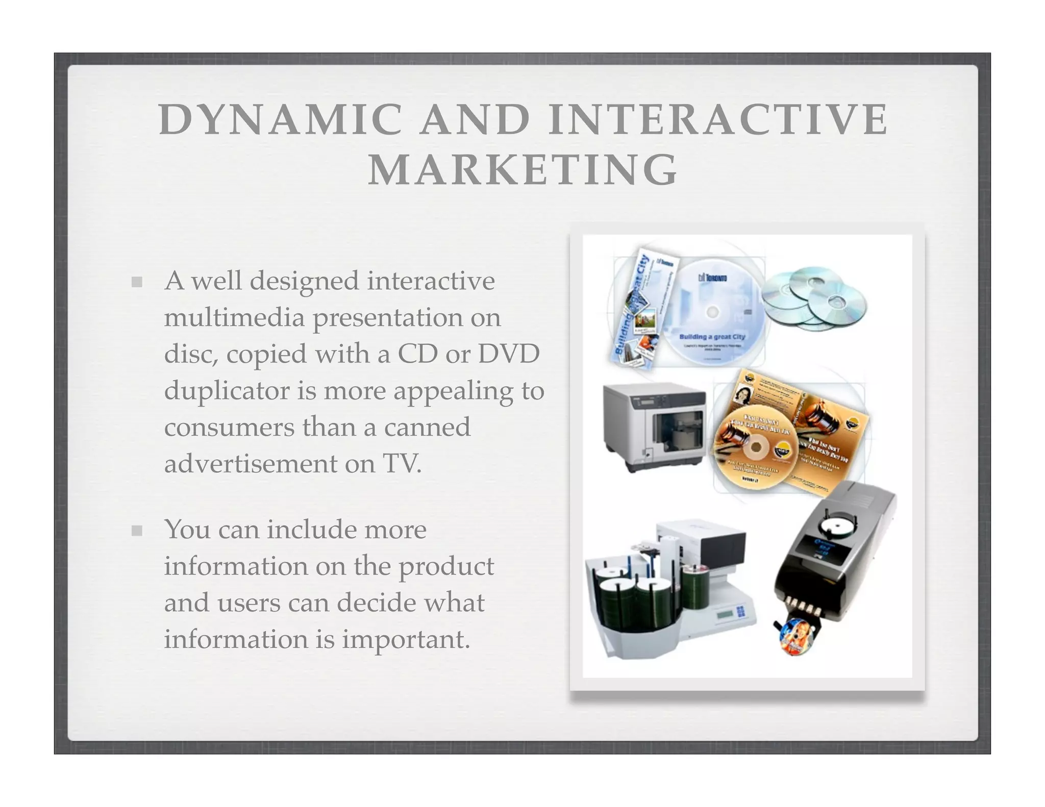 CD and DVD Duplication: Creating Multimedia Marketing Campaigns | PDF