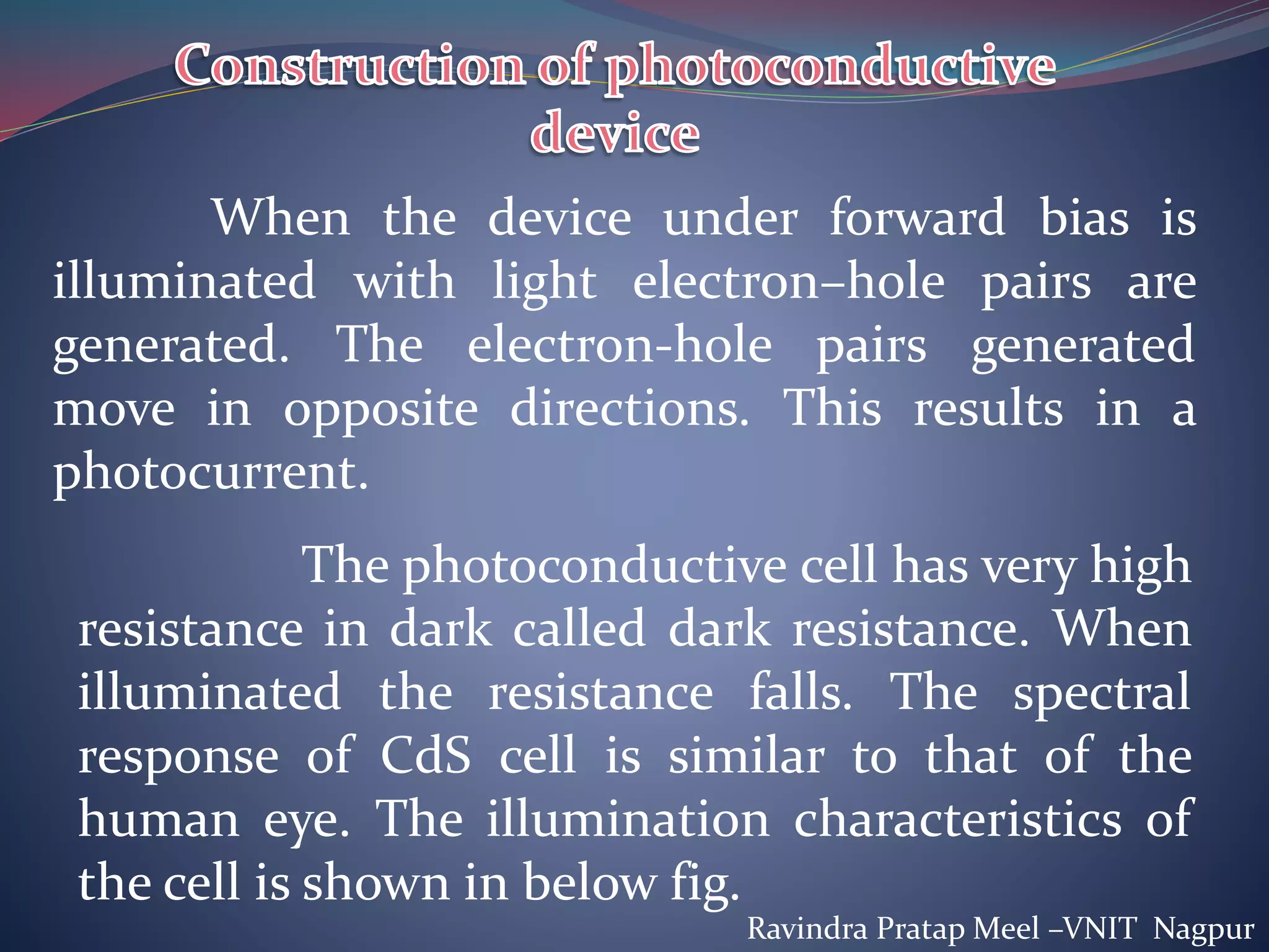 Cds photo resistor | PPTX
