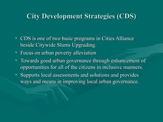 City Development Program | PPT