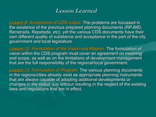 City Development Program | PPT