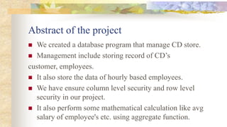 CD Store Management.pptx