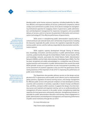 DESA's Capacity Development Strategy | PDF