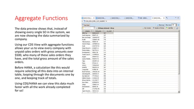 CDS Views.pptx | Databases | Computer Software and Applications