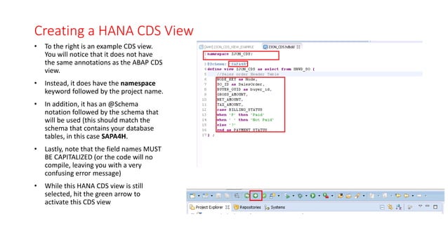 CDS Views.pptx | Databases | Computer Software and Applications