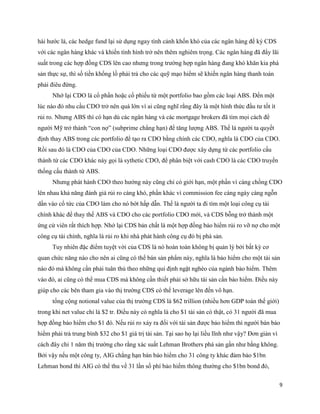 CDS và khủng hoảng tài chính | DOCX