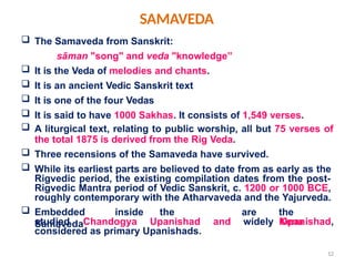 CDT-3_Rig_sama veda essence of indian tradition | PPTX