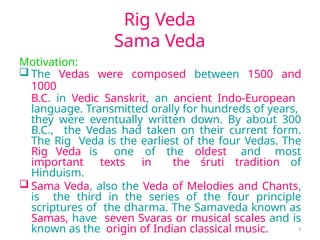 CDT-3_Rig_sama veda essence of indian tradition | PPTX | Religious ...