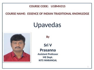CDT-5_Upvedas Indian traditional knowledge | PPTX