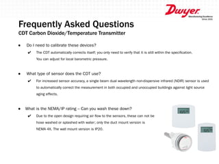 Series CDT / CDTR / CDTV / CDTA Carbon Dioxide/Temperature Transmitters ...