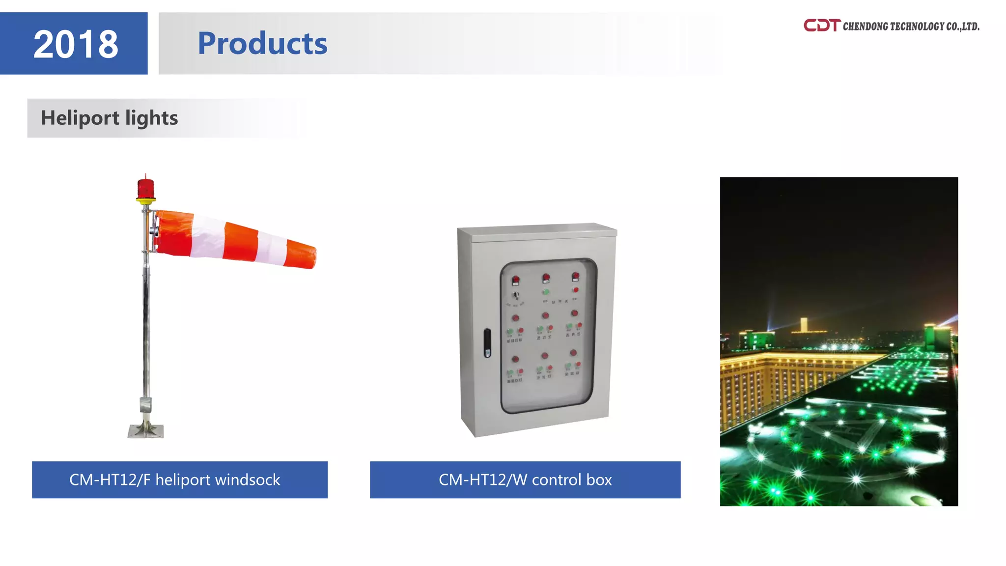 CDT Company Profile For Aviation obstruction lights | PPT