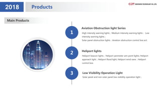 CDT Company Profile For Aviation obstruction lights | PPT