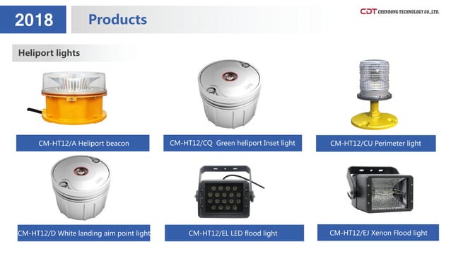 CDT Company Profile For Aviation obstruction lights | PPT