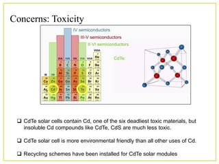 Cd te solar cell | PPT