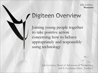 Digiteen & NETSTeaching Digital Citizenship & Learning | PPT