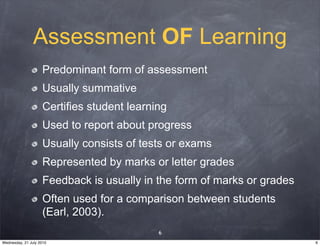 Transforming Higher education through Learning-oriented Assessment | PDF