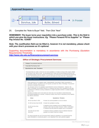 CDU iProcurement R12 Manual | PDF