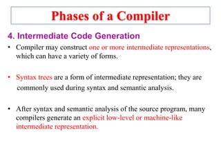 Introduction to compiler design and phases of compiler | PPT
