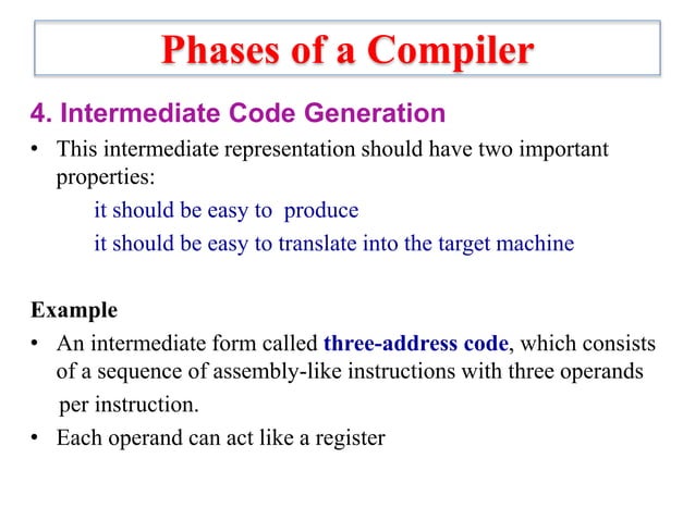 Introduction to compiler design and phases of compiler | PPT ...