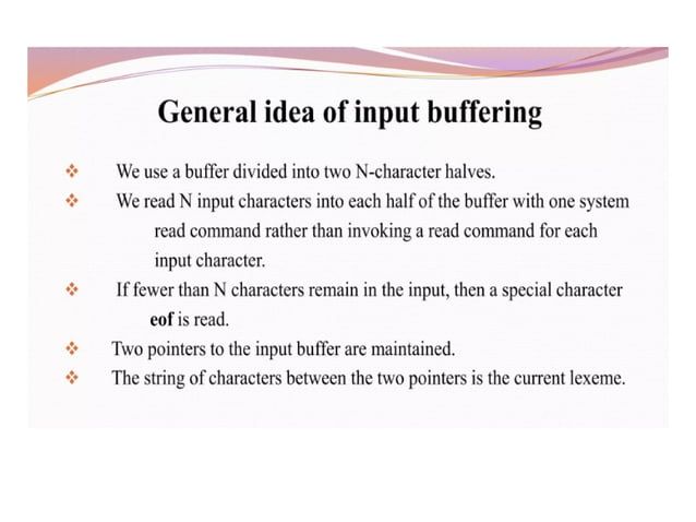 Regular Expression To Lexical Analysis In Compiler Design Ppt