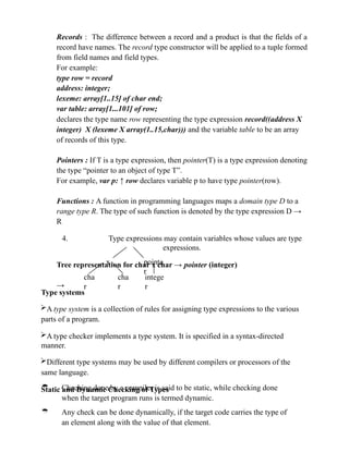 Parsing techniques, notations, methods of parsing in compiler design | PDF