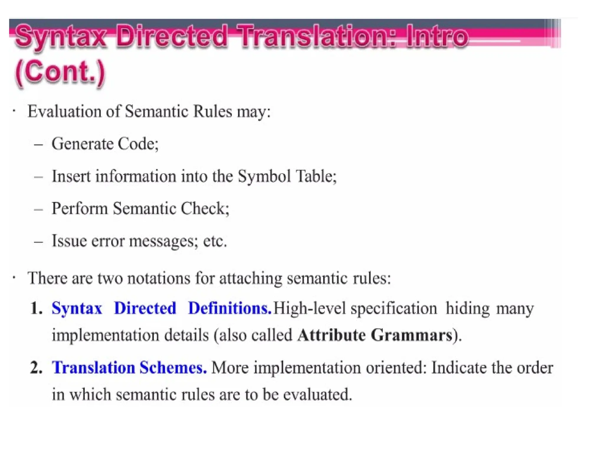 Compiler Deisgn-semantic analysis of Compiler Design | PPTX